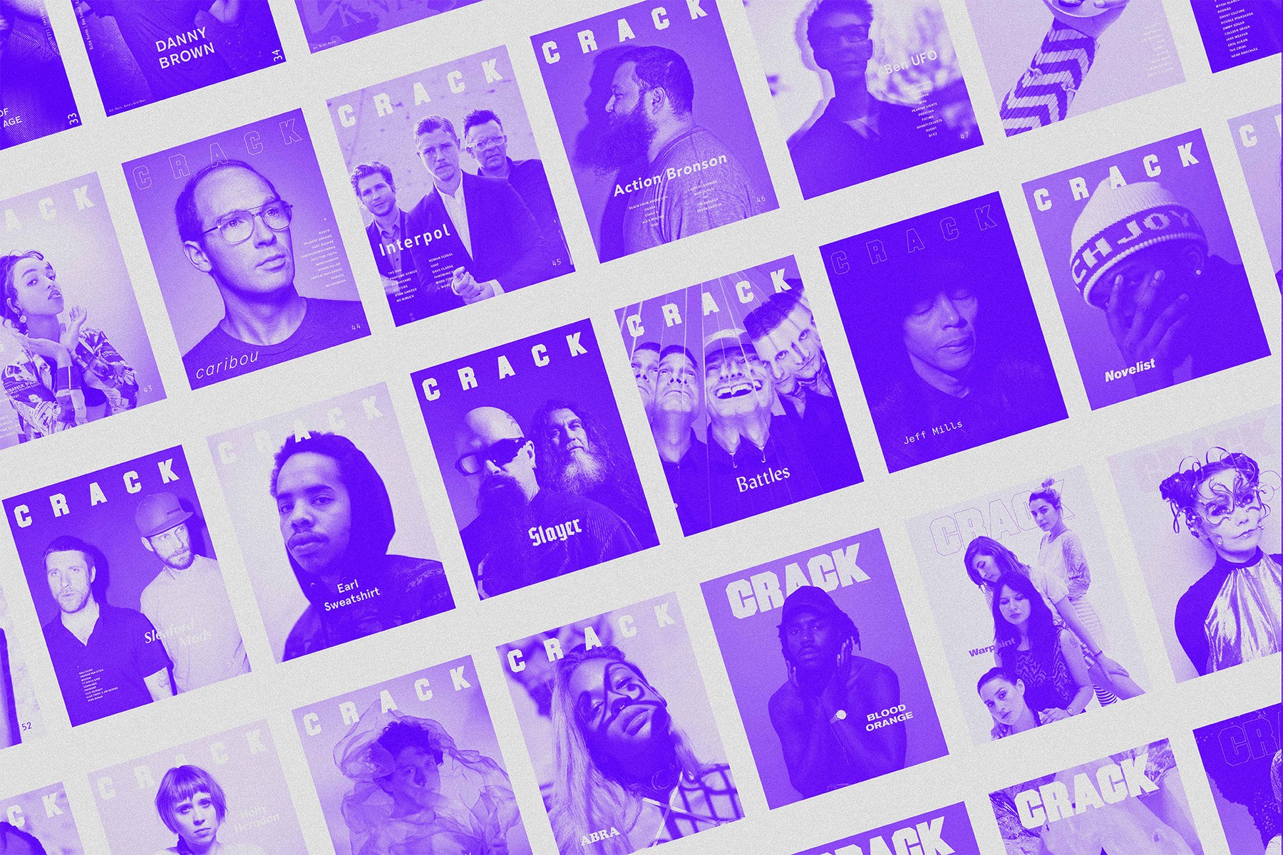 The first 100 issues of Crack Magazine were made using...