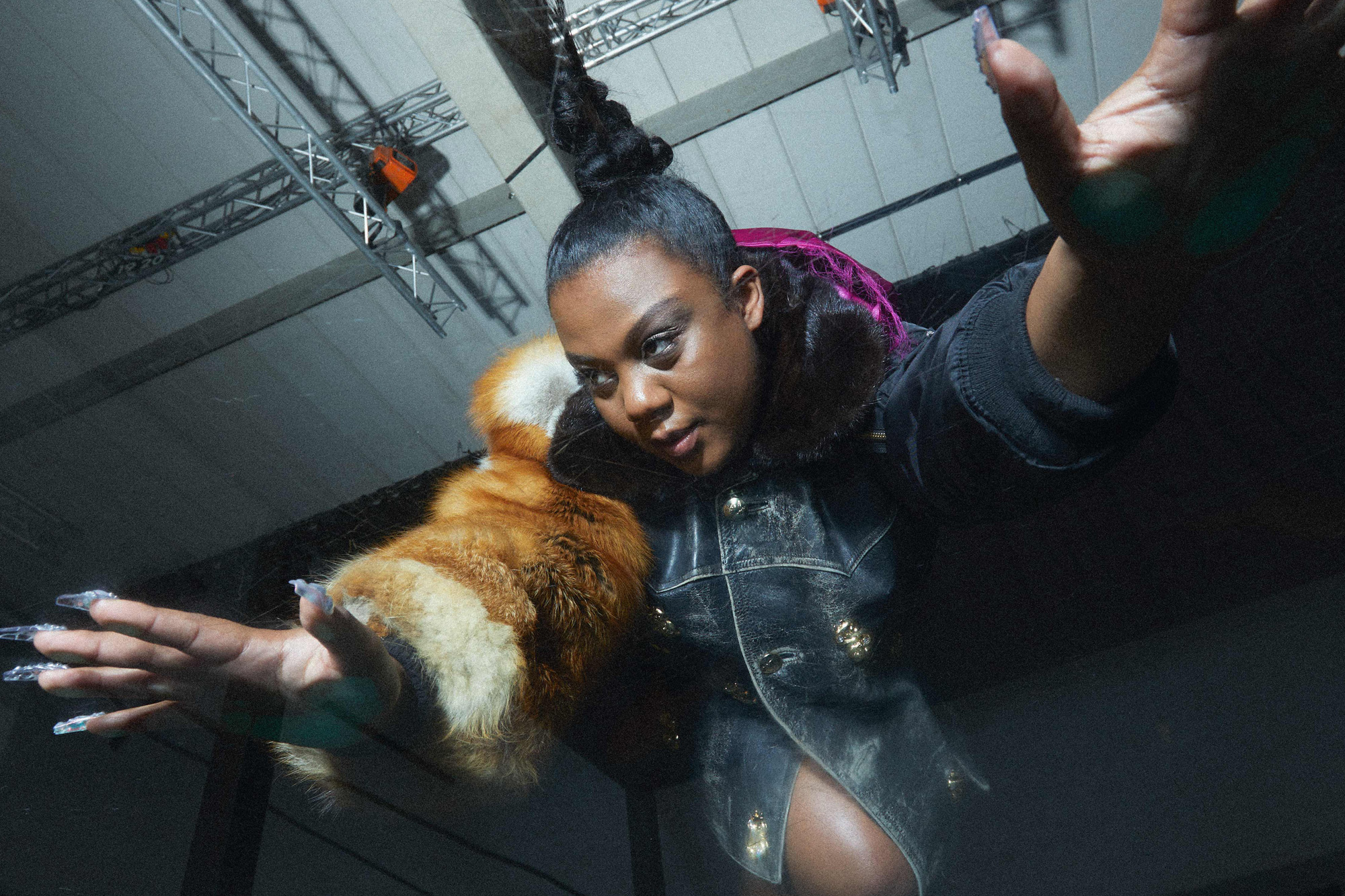 LYZZA's love for textured fabrics mirrors her experimental style